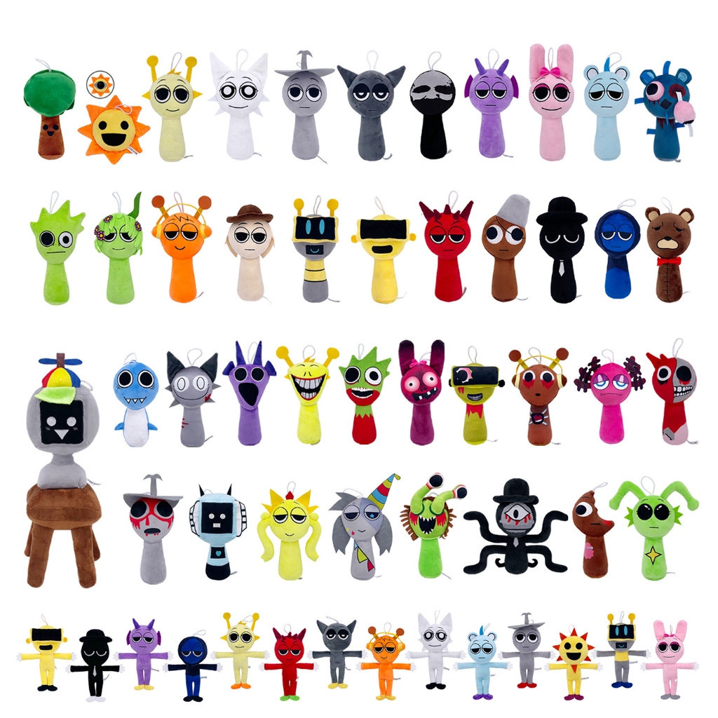 Sprunki Game Plush Toy, Sprunki Toy Plush Toy, Soft Stuffed Animal ...