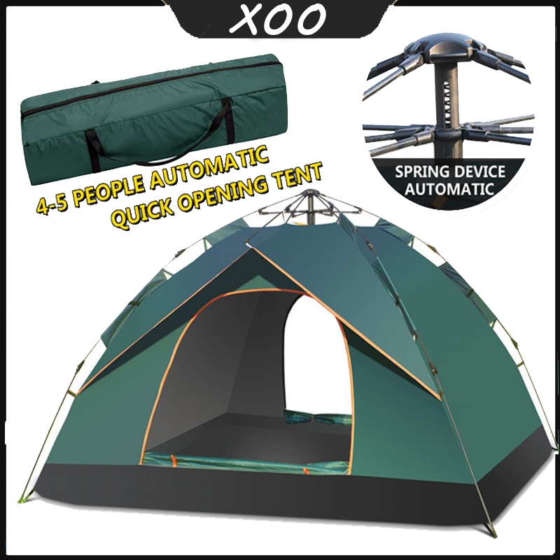 【COD】Waterproof Automatic 2/4/6 Waterproof Tent Outdoor Camping Pop Up ...