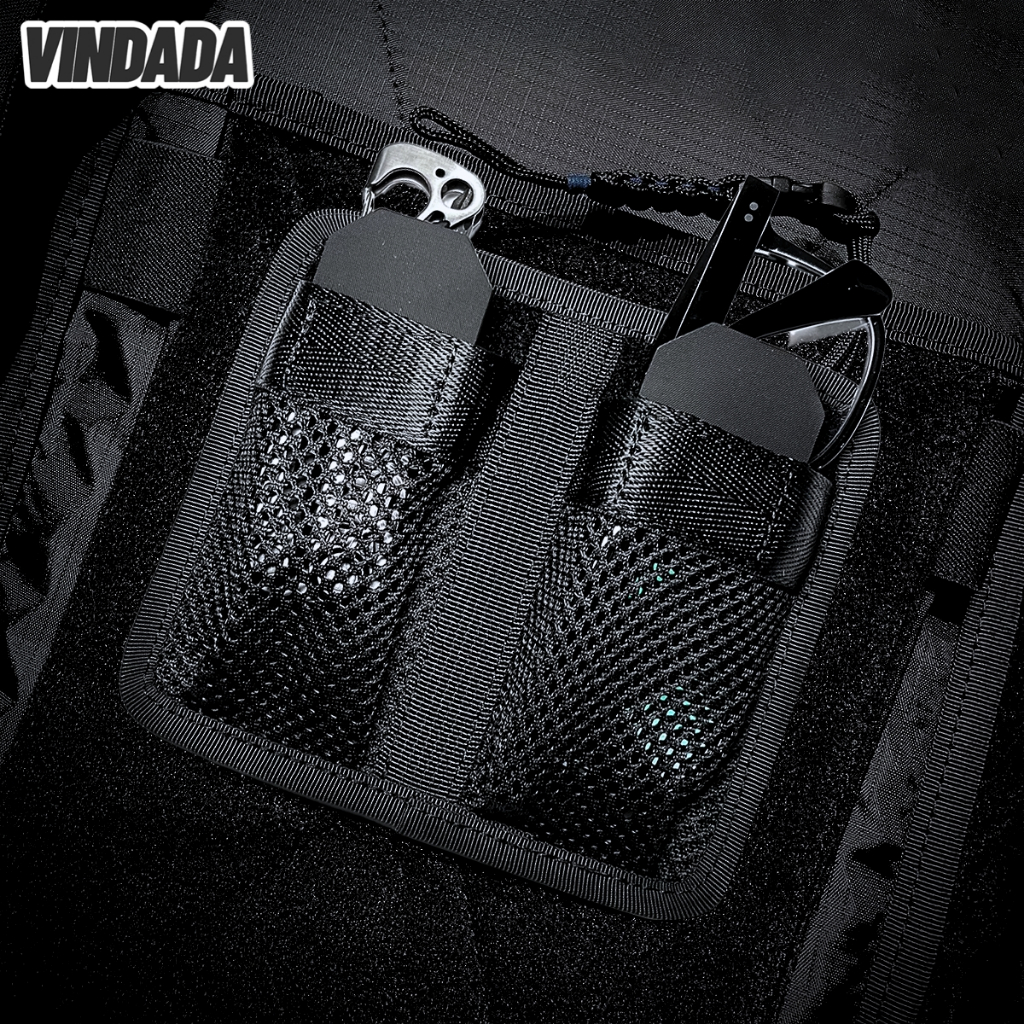 Mini EDC Organizer Board Backpack Accessories with Open Pocket Mesh ...