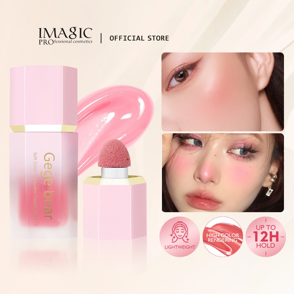 Liquid Blush Natural Blusher 6 Colors Face Makeup Long Lasting ...