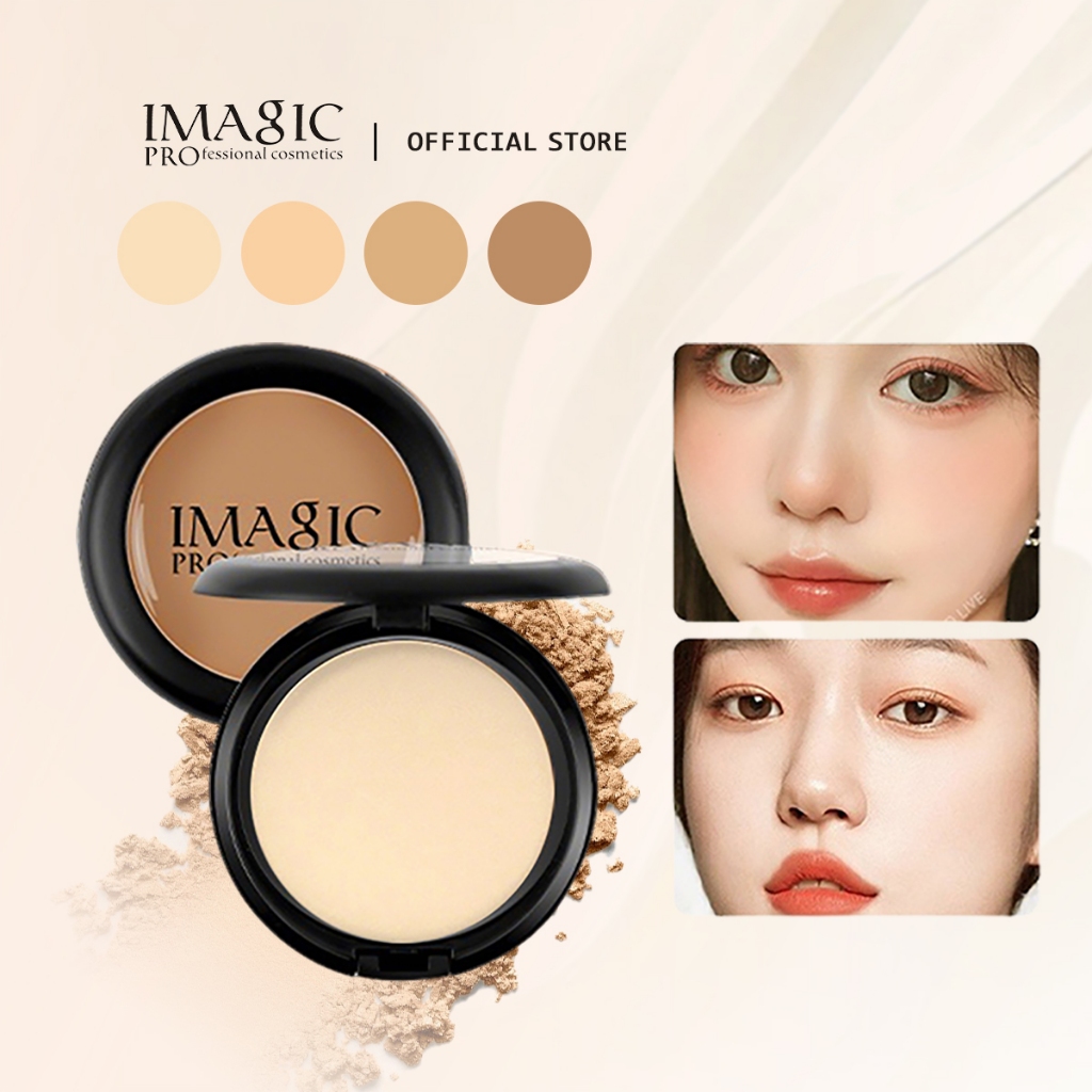 IMAGIC Makeup Powder Long-Lasting Oil Control Hide Fine Lines | Shopee ...