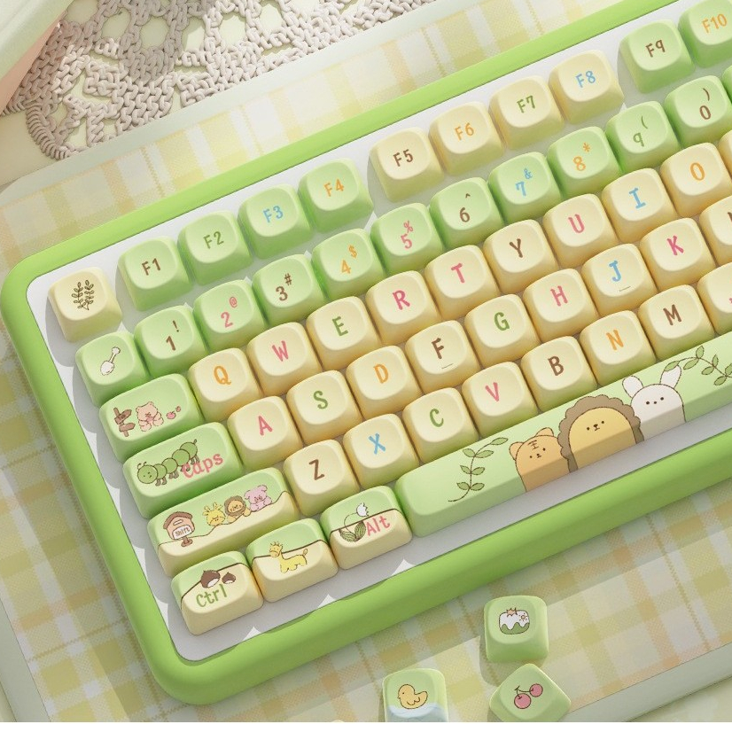 Forest fairy tale keycap PBT sublimation moa is highly suitable for ...