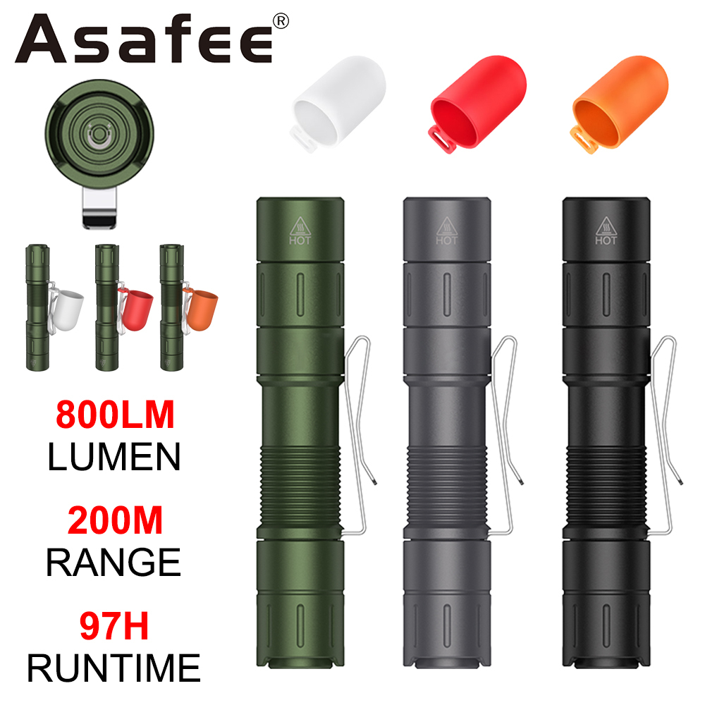 Asafee AK-S21X Super Bright Outdoor Hiking Flashlight Portable Mini ...
