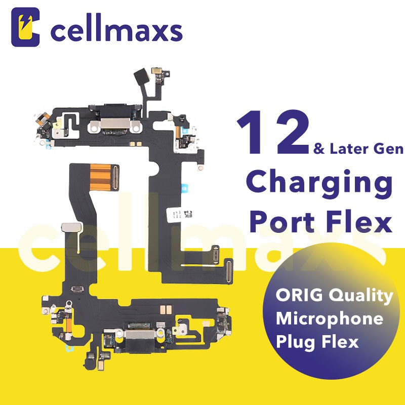 For 12 Mini Pro Max 13 Mini Pro Max Charging Port Cable Microphone Usb ...