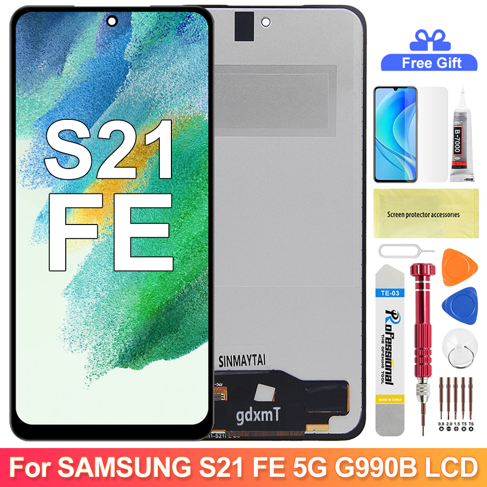 For Samsung Galaxy S21 FE 5G LCD Display SM-G990B G990B/DS G990U ...