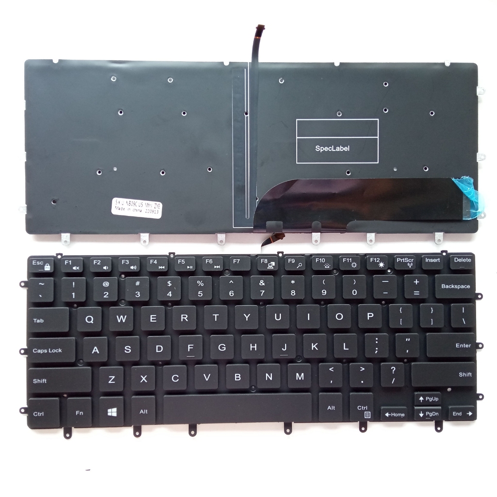 Original US keyboard FOR DELL XPS 15 9550 9560 notebook keyboard ...