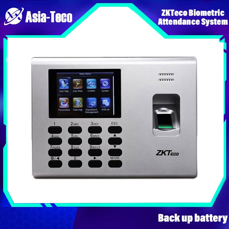 ZKTeco Biometric Attendance System Fingerprint Time Attendance Terminal ...