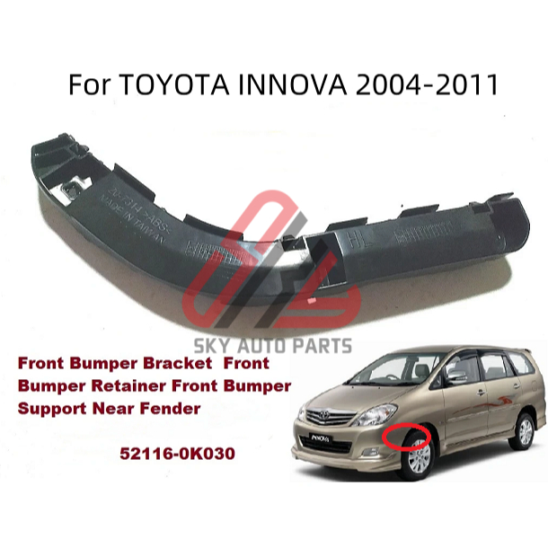 For Toyota Innova 2005 2006 2007 2008 2009 2010 2011 Front Bumper ...