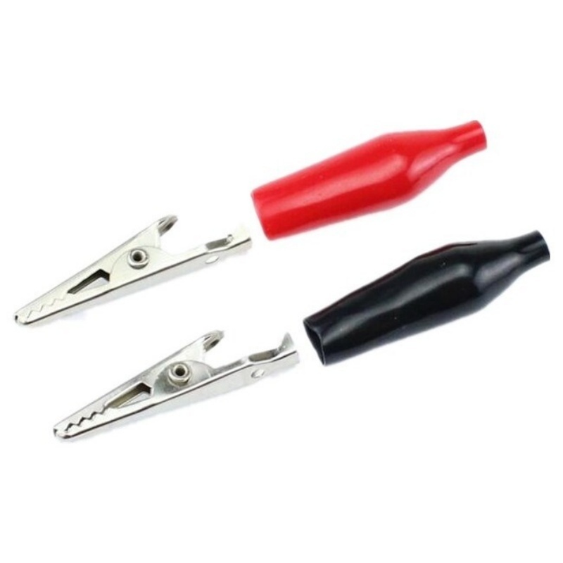 1 set Metal Alligator Clip Crocodile Electrical Clamp Testing Probe ...