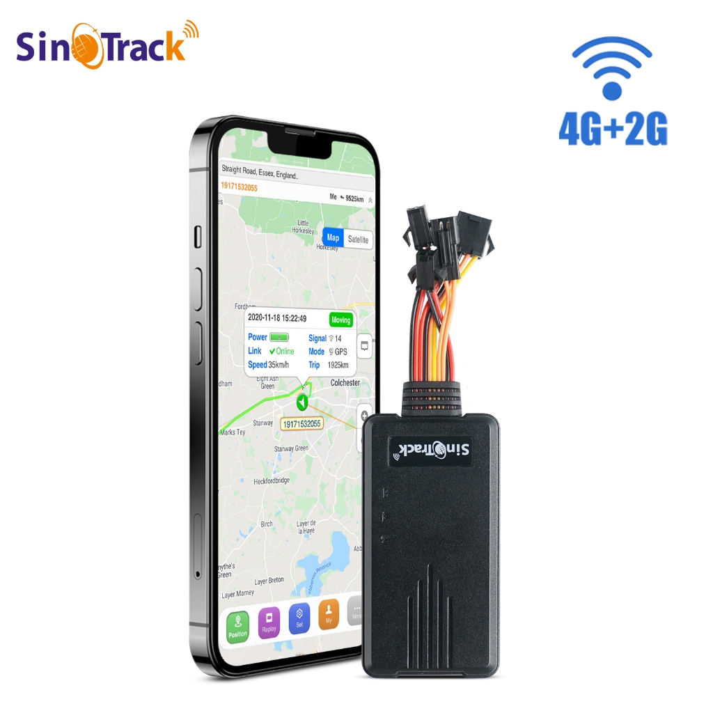 SinoTrack Gps Tracker St-906L 2G+4G For Car Motorcycle Vehicle With Cut ...