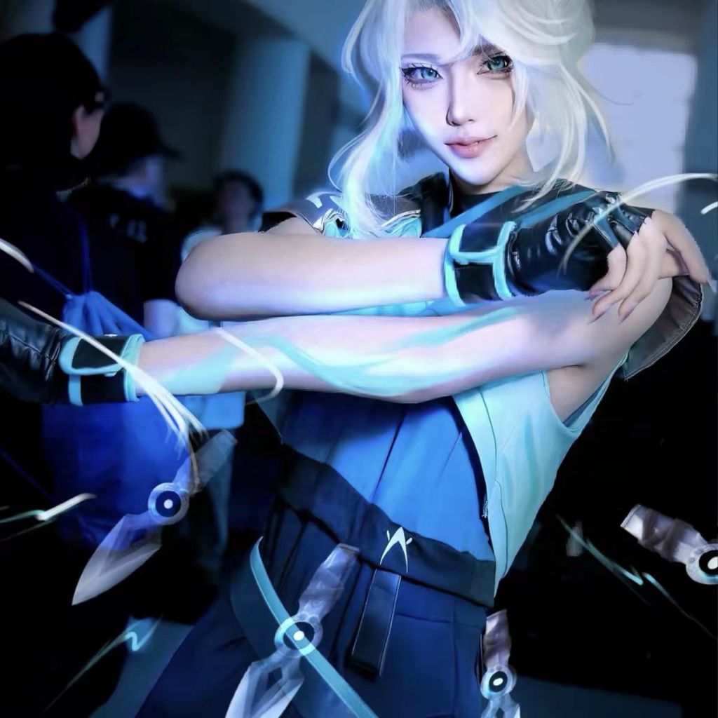 Valorant Officially Inspired Cosplay - Jett Wind Ninja Agent Set (Anime ...