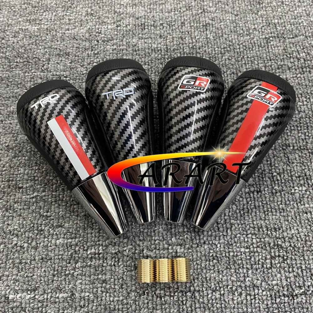 TRD/ GR Sport Racing Gear Shift Knob Shifter Lever For Toyota Leather ...