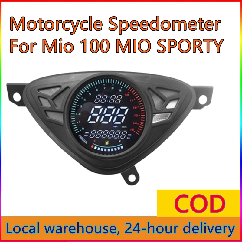 New LED Motorcycle Speedometer Odometer Digital For Mio 100 MIO Sport ...
