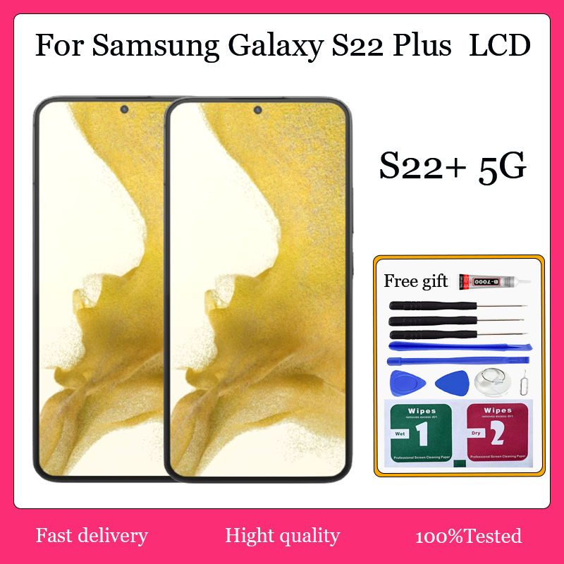 Original AMOLED For Samsung Galaxy S22 Plus 5G LCD Display Touch Screen ...