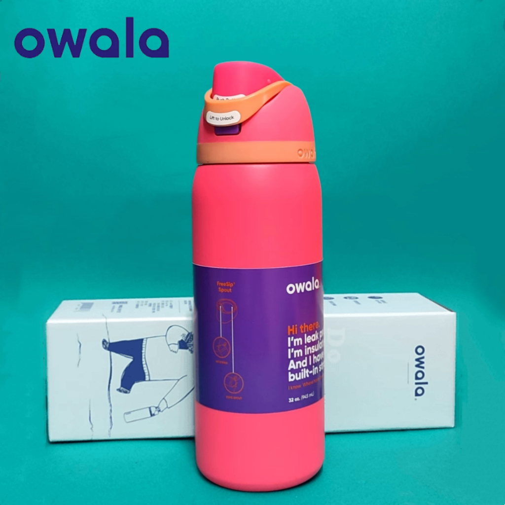 Owala FreeSip Tumbler 24oz 32oz Stainless Steel Insulated Bottle ...