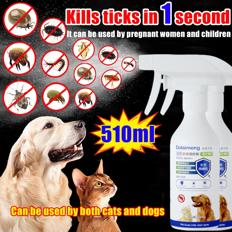Killsticks in 1 second tick and flea spray 500ML tick and flea remover ...