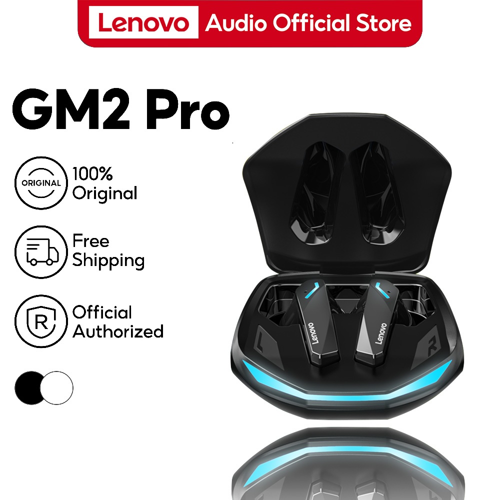Lenovo Earbuds GM2 Pro Gaming Bluetooth Earphones BT 5.3 TWS HD Stereo ...