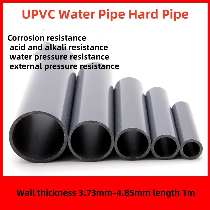 Wall thickness 3.73mm-4.85mm PVC Pipe SCH80 ANSI Plastic Chemical Pipe ...