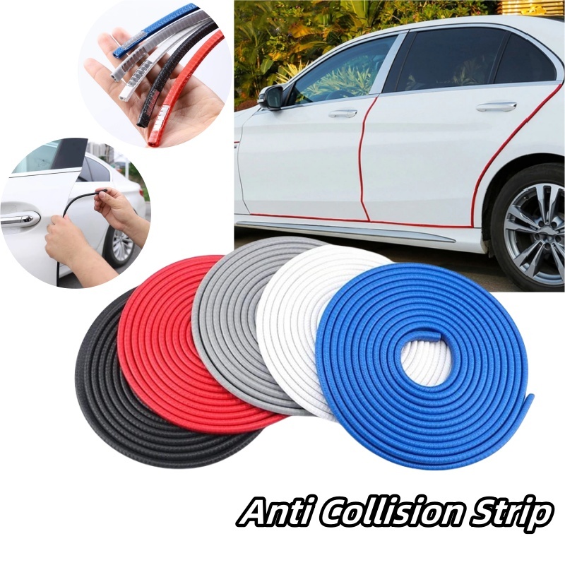 1M Car Door Anti Collision Strip with Steel Disc Bumper Trim Edge ...