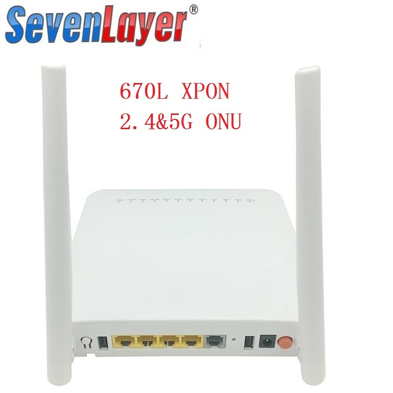 Brand New XPON ONU F670L 2.4G 5G Dual Band Onu Wifi Router ZTE | Shopee ...