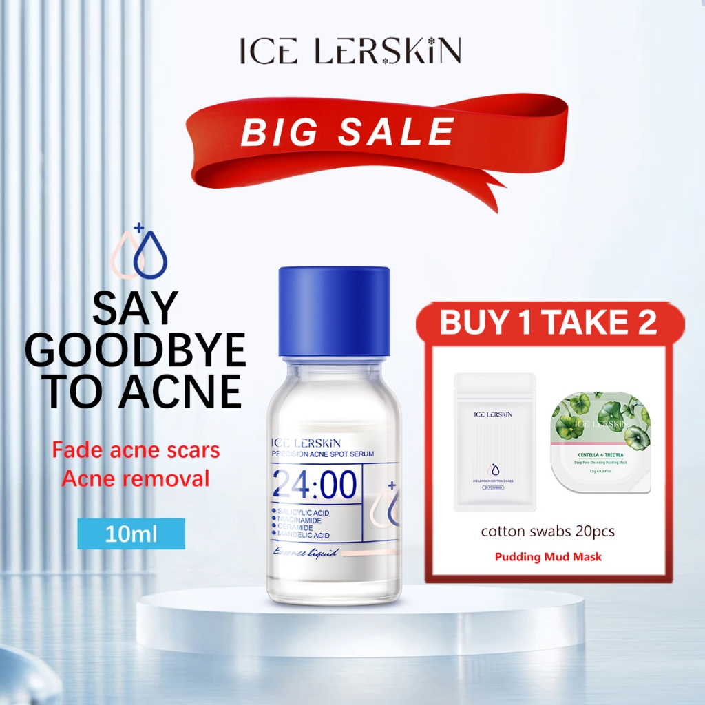 ICE LERSKIN Salicylic Acid Anti-acne Serum Acne Essence acne remover ...