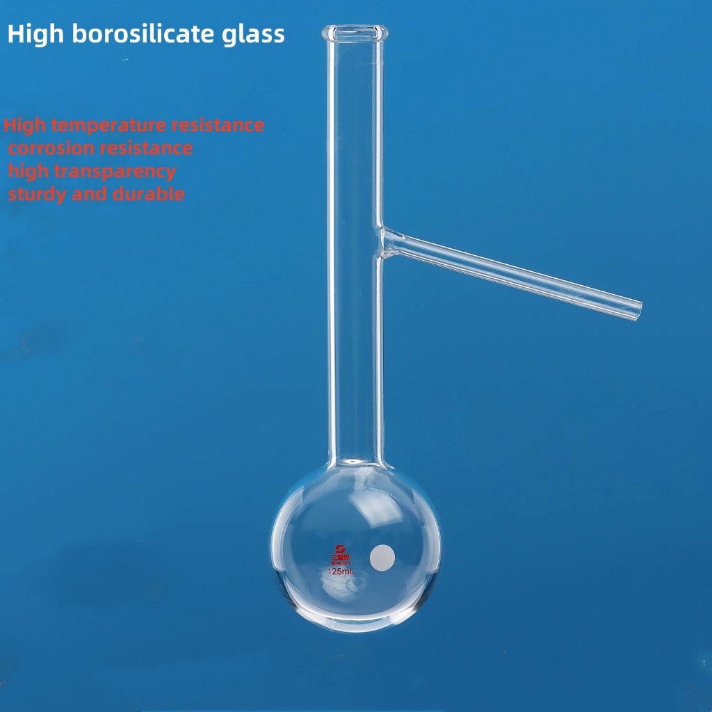 Distillation round bottom reaction flask with support, single neck long ...