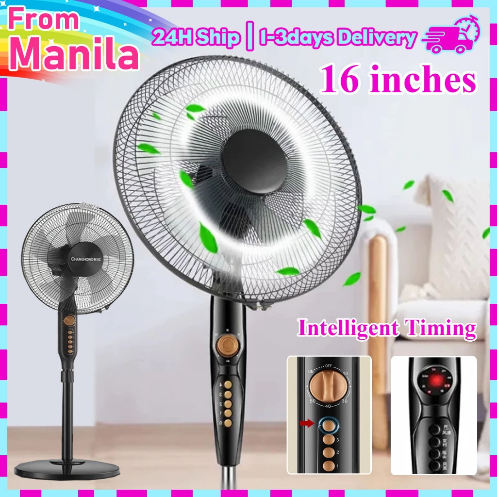 16-inch Electric Fan floor fan Inverter Stand Fan Wind Floor Fan with ...