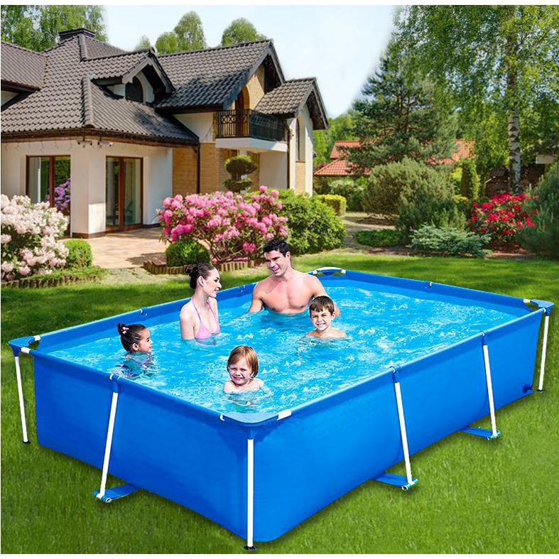 Swimming Pool Frame Above Ground Pool Outdoor Paddling Pool for Kids ...
