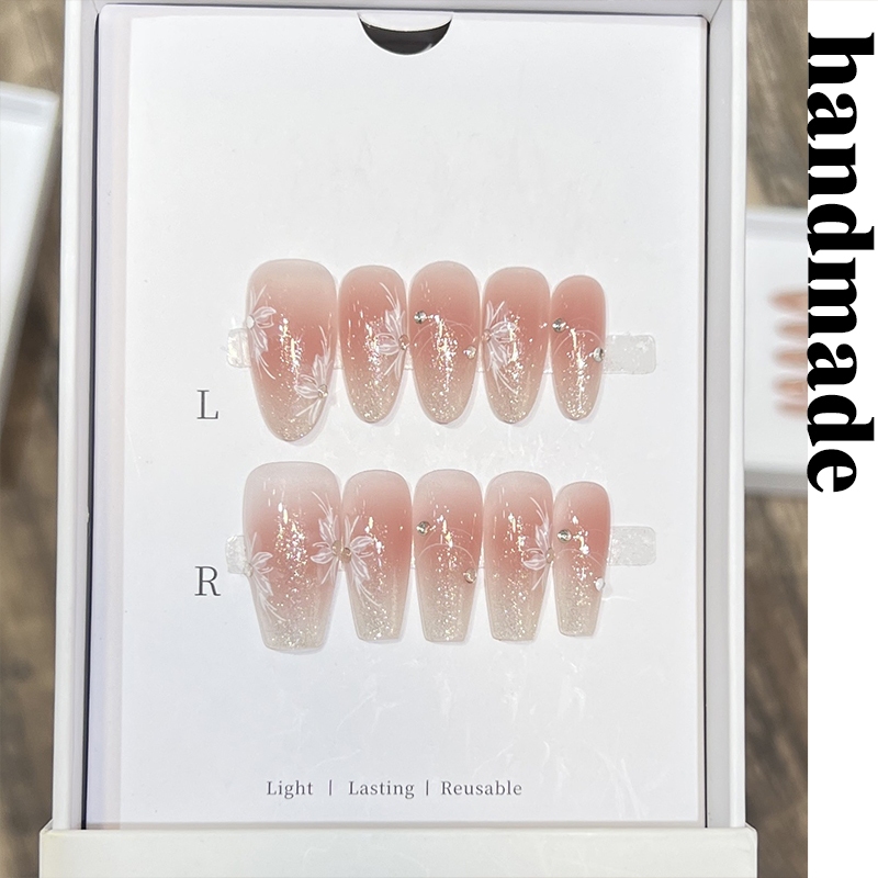 Press on nails handmade [Haruno Starlight] handmade Wear nails ...