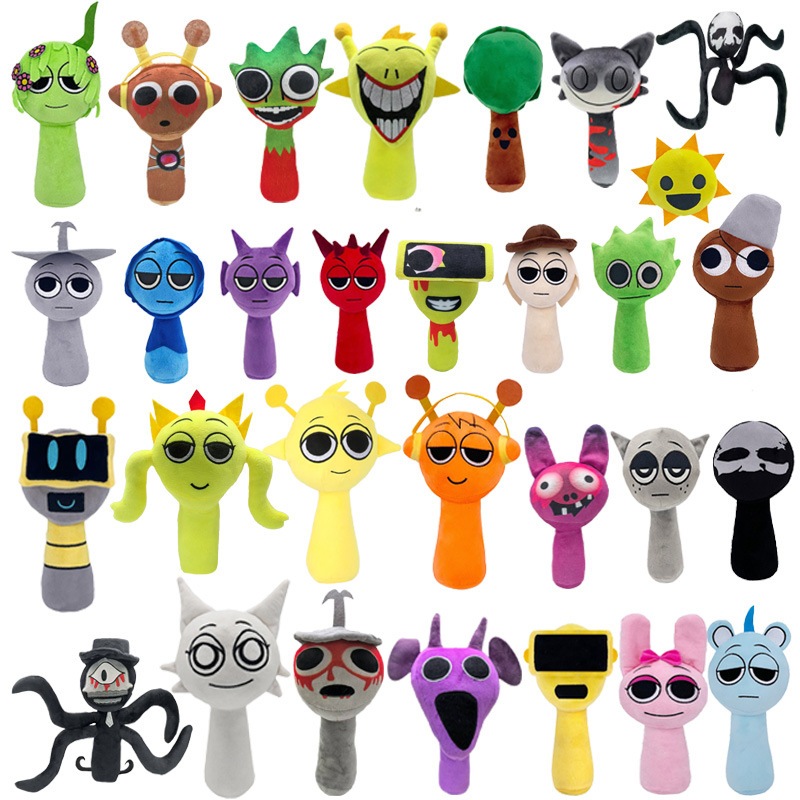 Sprunki Plush Toys Incredibox Sprunki Stuffed Doll Sprunki Game Singers ...