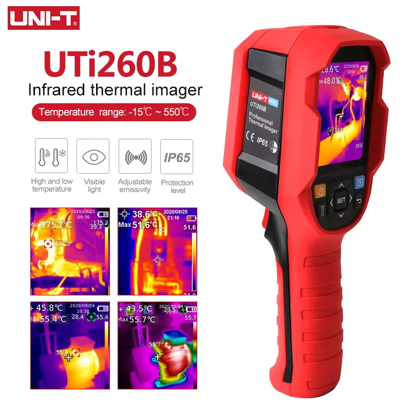UNI-T UTi260B Handheld Thermal Imager Infrared Thermometer 256 x 192 ...
