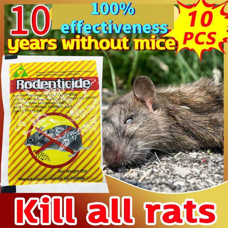 Most effective Rat Poison 10PCS rat killer poison Effective Mice ...