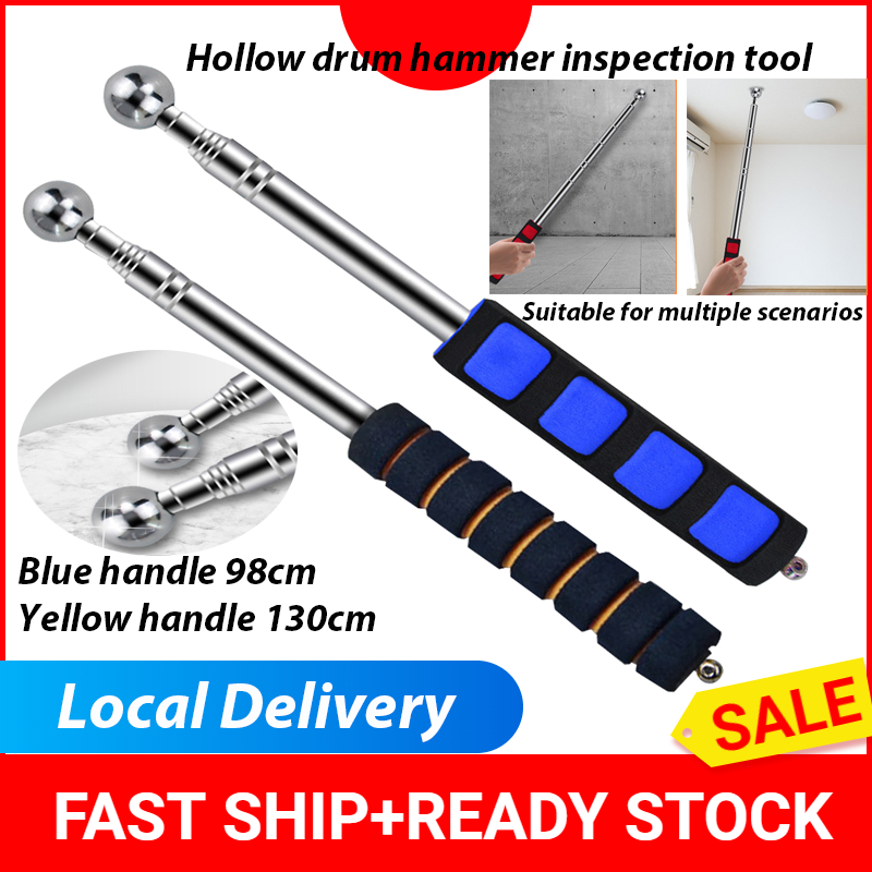 【Local delivery】Telescopic Wall Check Hammer Walls Floors Ceilings ...