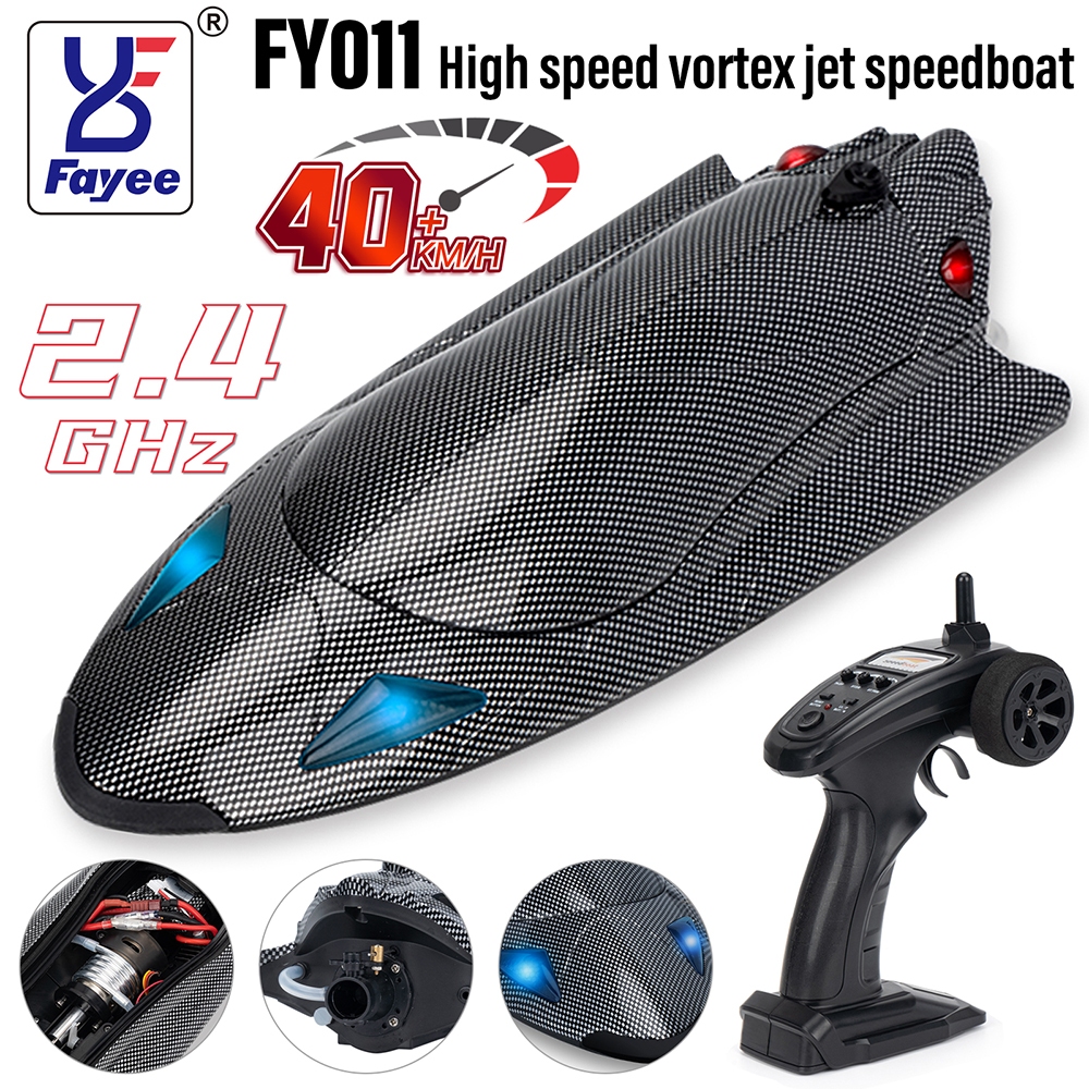 Fayee FY011 RC Boat 2.4G High Speed Turbojet Speedboat 40KM/H 120M RC ...
