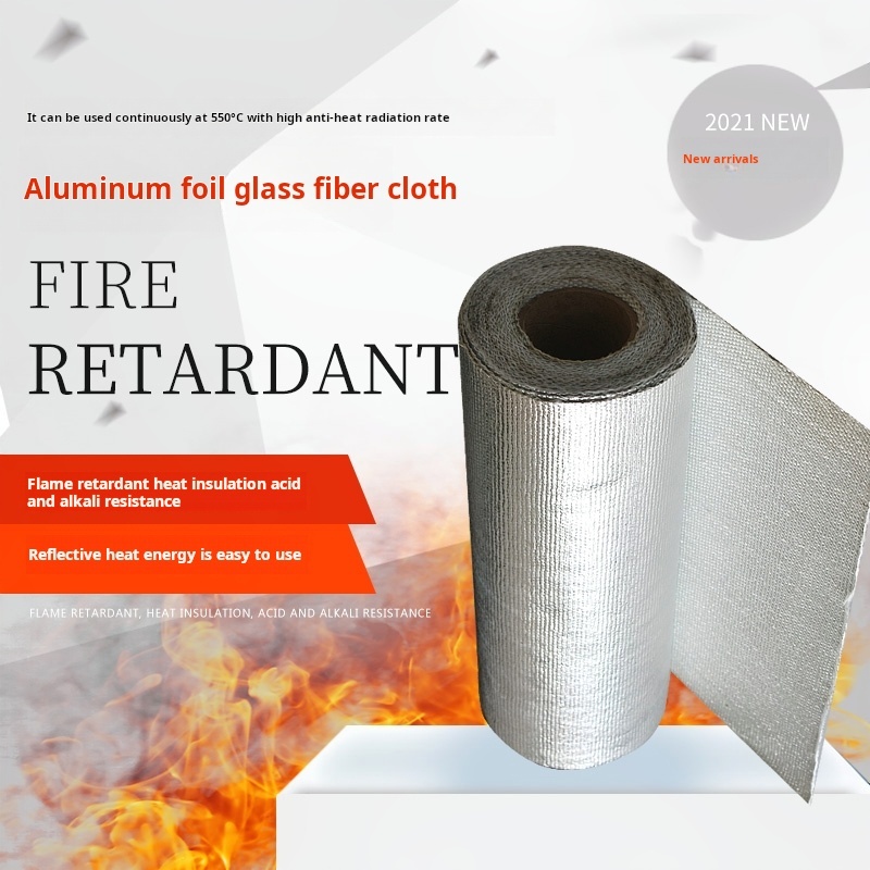 Aluminum Foil Glass Fiber Cloth Insulation Cotton Flame Retardant High ...