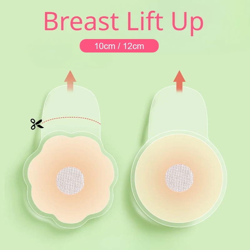 1Pairs Silicone Nipple Cover Lift Up Bra Sticker Adhesive Invisible ...