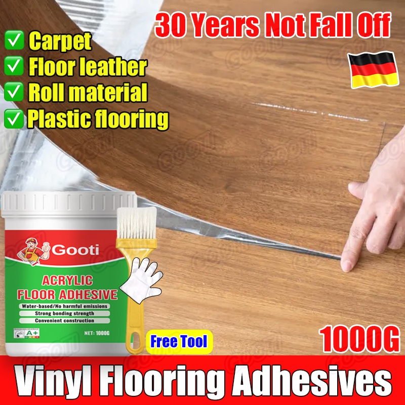 1000G With Brush GOOTI Acrylic Flooring Adhesive Glue For Vinyl Tiles ...