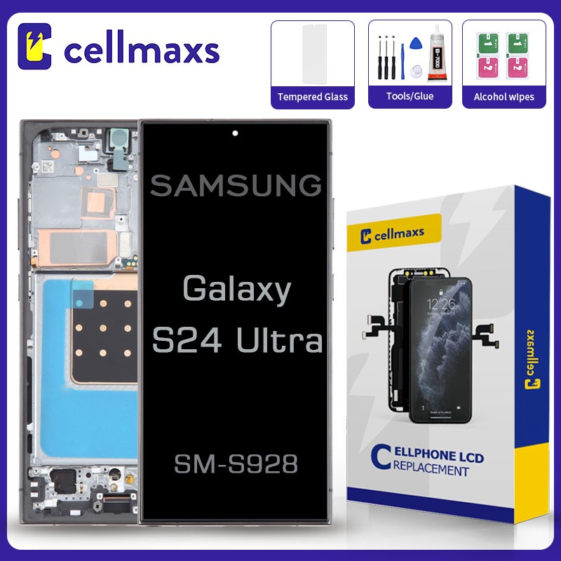 For SAMSUNG Galaxy S24 Ultra SM-S928 S928 LCD Touch Screen Replacement ...