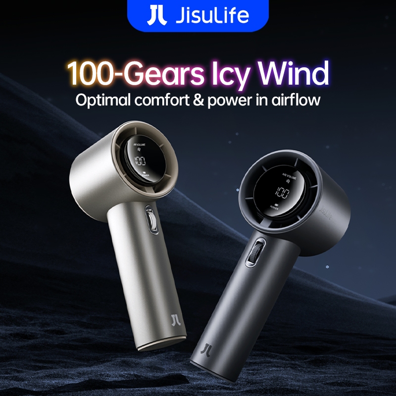 JISULIFE Handheld Fan Pro1/Pro1S Mini Fan Rechargeable Jet Fan Strong ...
