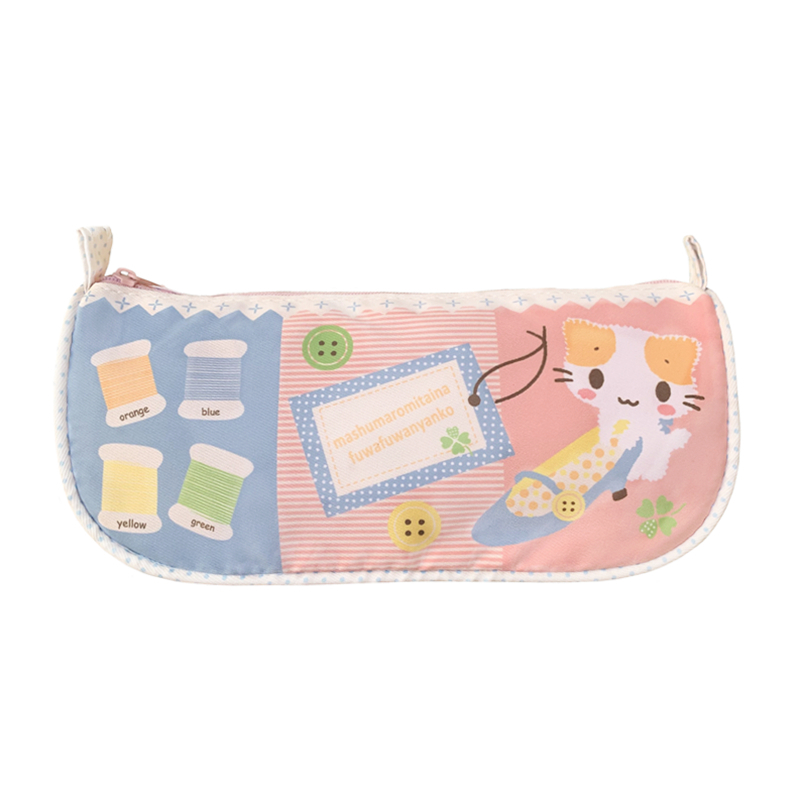 Masyumaro Fluffy Fuwa Nyanko Cat Pencil Case Pencil Pouch Kawaii Cute ...