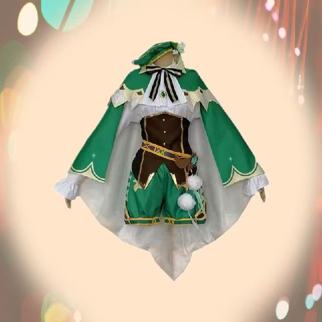 Genshin Impact Venti Costume Full Bundle - Anime Archon Bard Outfit ...