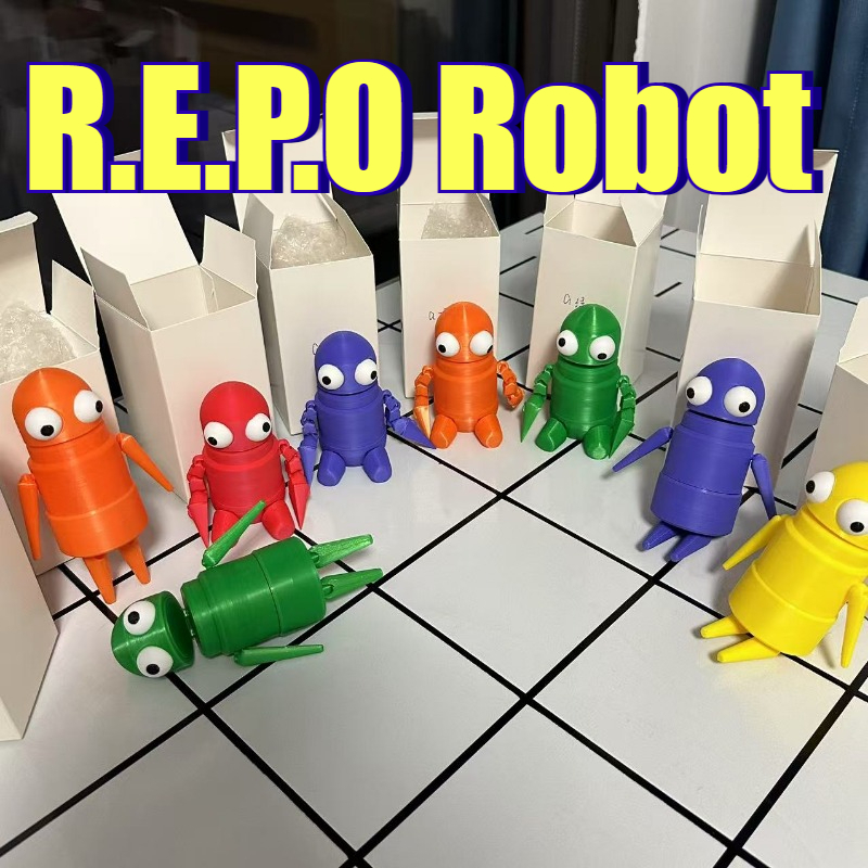 REPO Robot 3D Printed Joint Movable Robot Ornament Toy Decoration Gift ...