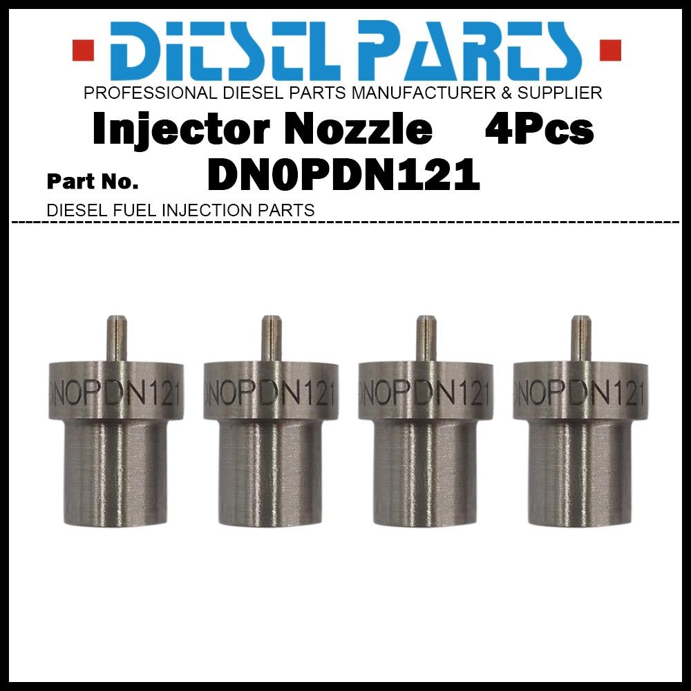 4Pcs Diesel Fuel Injector Nozzle Tips 093400-8220 105007-1210 DN0PDN121 NP-DN0PDN121 DNOPDN121 ...