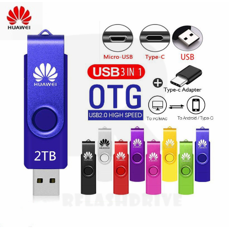 Huawei USB 2.0 2TB OTG 2-in-1 Free Android Type-C Converter USB Flash ...