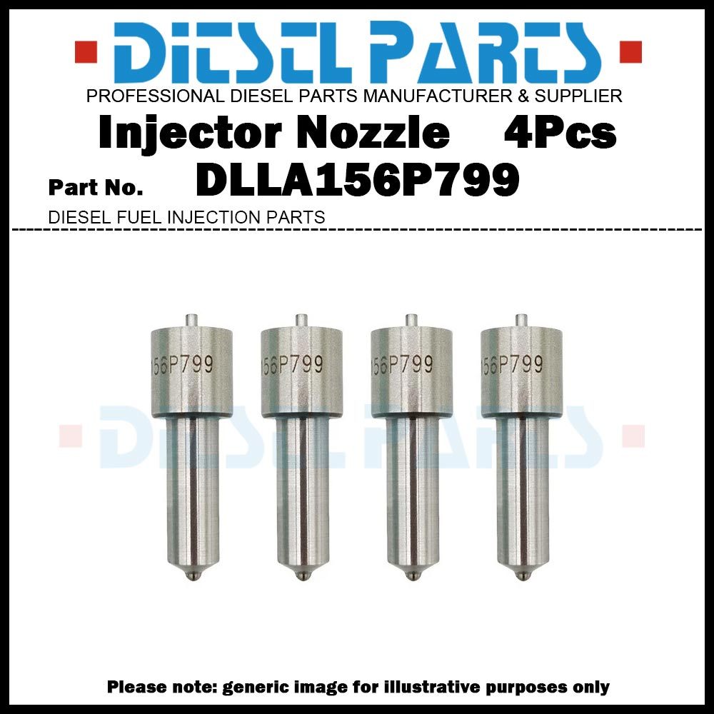 4Pcs Diesel Fuel Injector Nozzle Tips DLLA156P799 DLLA 156 P 799 for ...