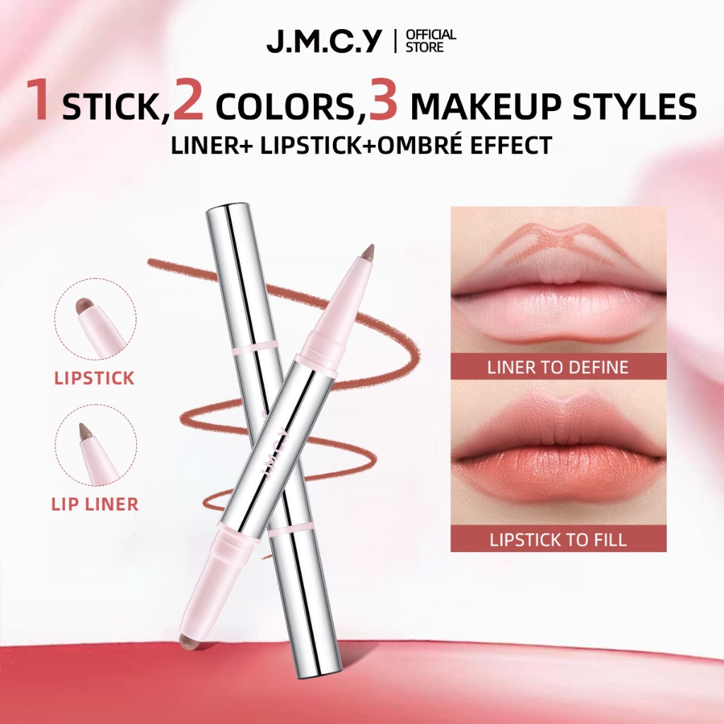 JMCY 3 in 1 Lip Liner Multi-uses Eyeliner Matte Lipstick and Ombre ...