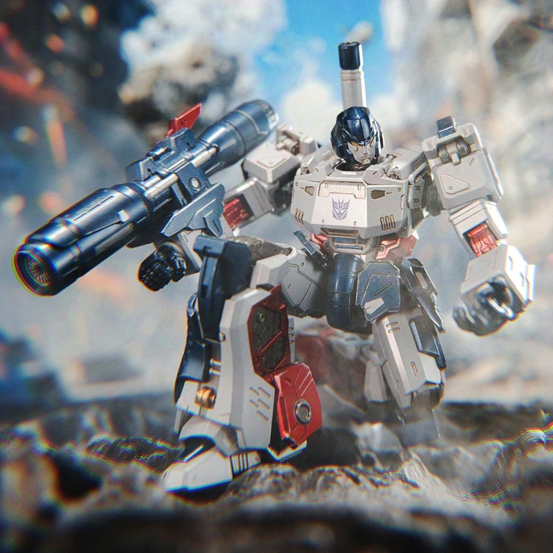 threezero 18cm transformers g1 comics megatron action figure model ...