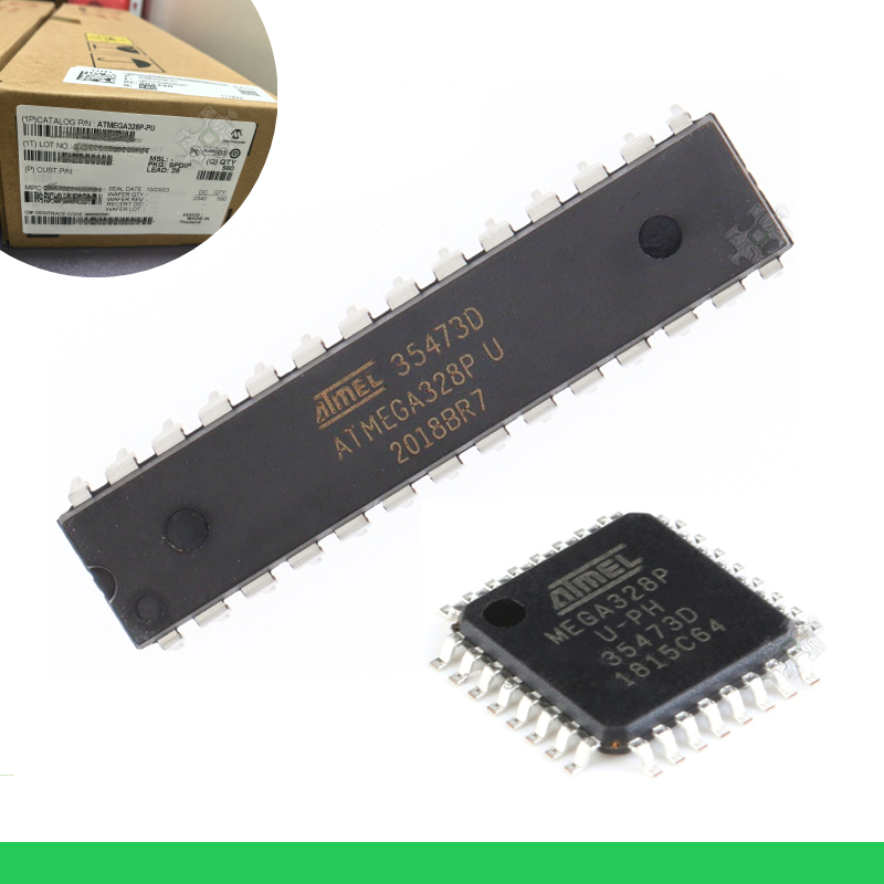 ENGLAB★ ATMEGA328P-PU Microcontroller, Atmega328p Series MCU, Chip for Arduino, DIP-28PINS ...