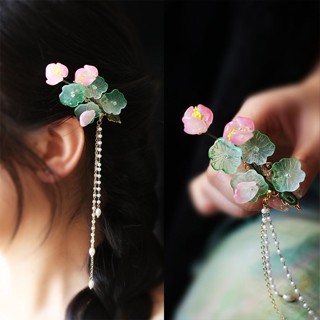 Spring Summer Hair Clip Lotus Antique Headdress Hair Accessories Hanfu ...