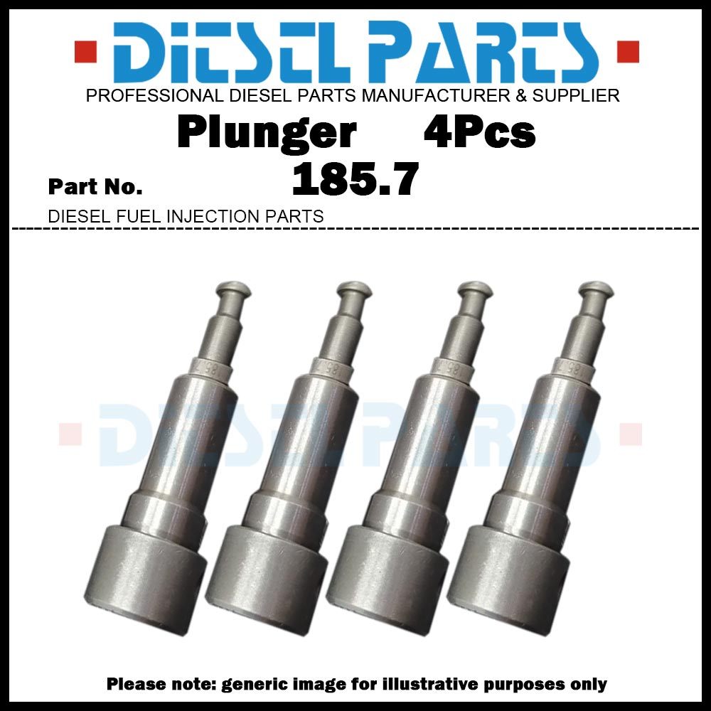 4Pcs Pump Element Plunger 185.7 185/7 Plunger and Barrel Assembly ...